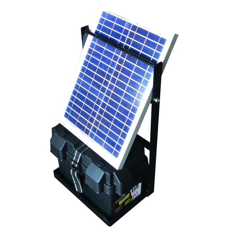 Speedrite 1J Solar System Solar Panel with Speedrite 1000 Energizer ...
