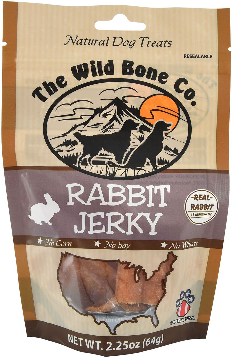Rabbit Jerky Dog Treats - Jeffers