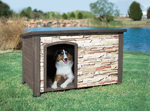 Outback Woodstone Dog House by Precision Pet - Jeffers