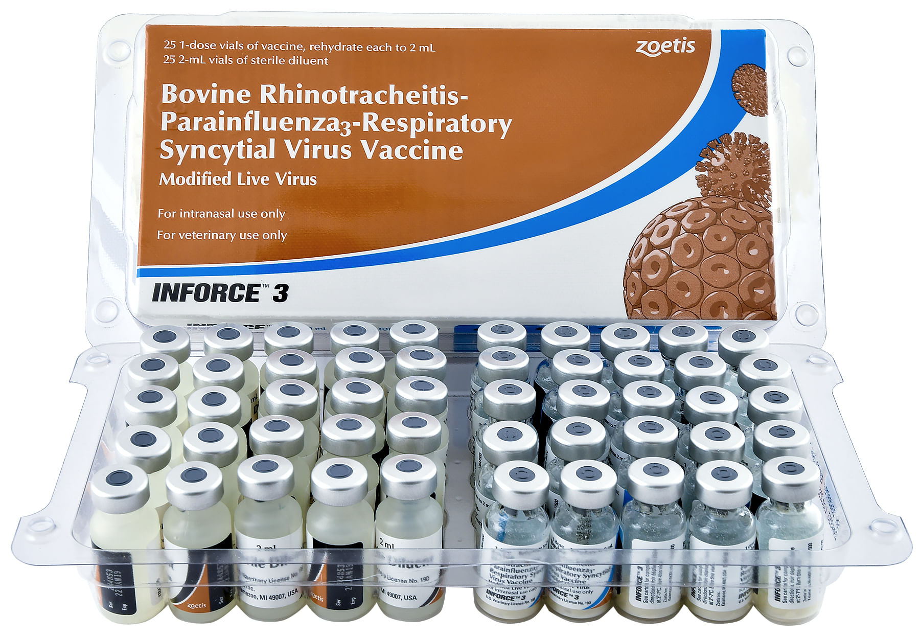 INFORCE 3 Cattle Vaccine for Respiratory Disease - Jeffers