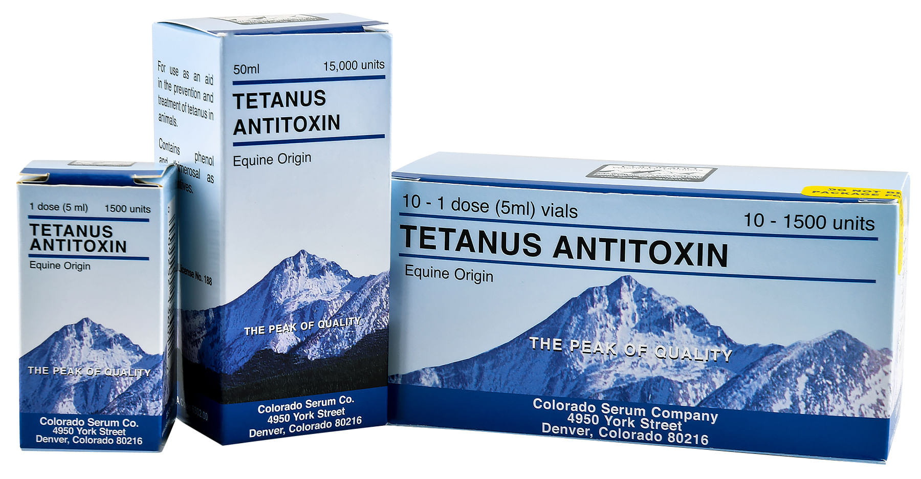 Tetanus Antitoxin by Colorado Serum - Jeffers