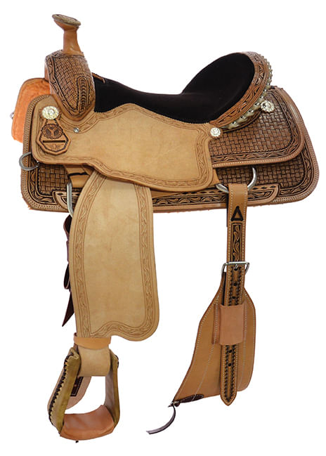 Circle Y Custom Briscoe Roping Saddle, Wide Tree - Jeffers
