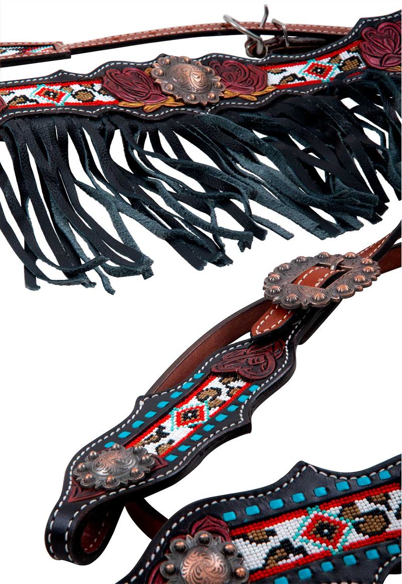 Showman Southwest & Cheetah Tack Set - Jeffers