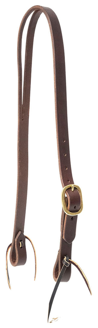 Premium Oiled Harness Leather 1" Wide Split Ear Headstall by Poplar ...