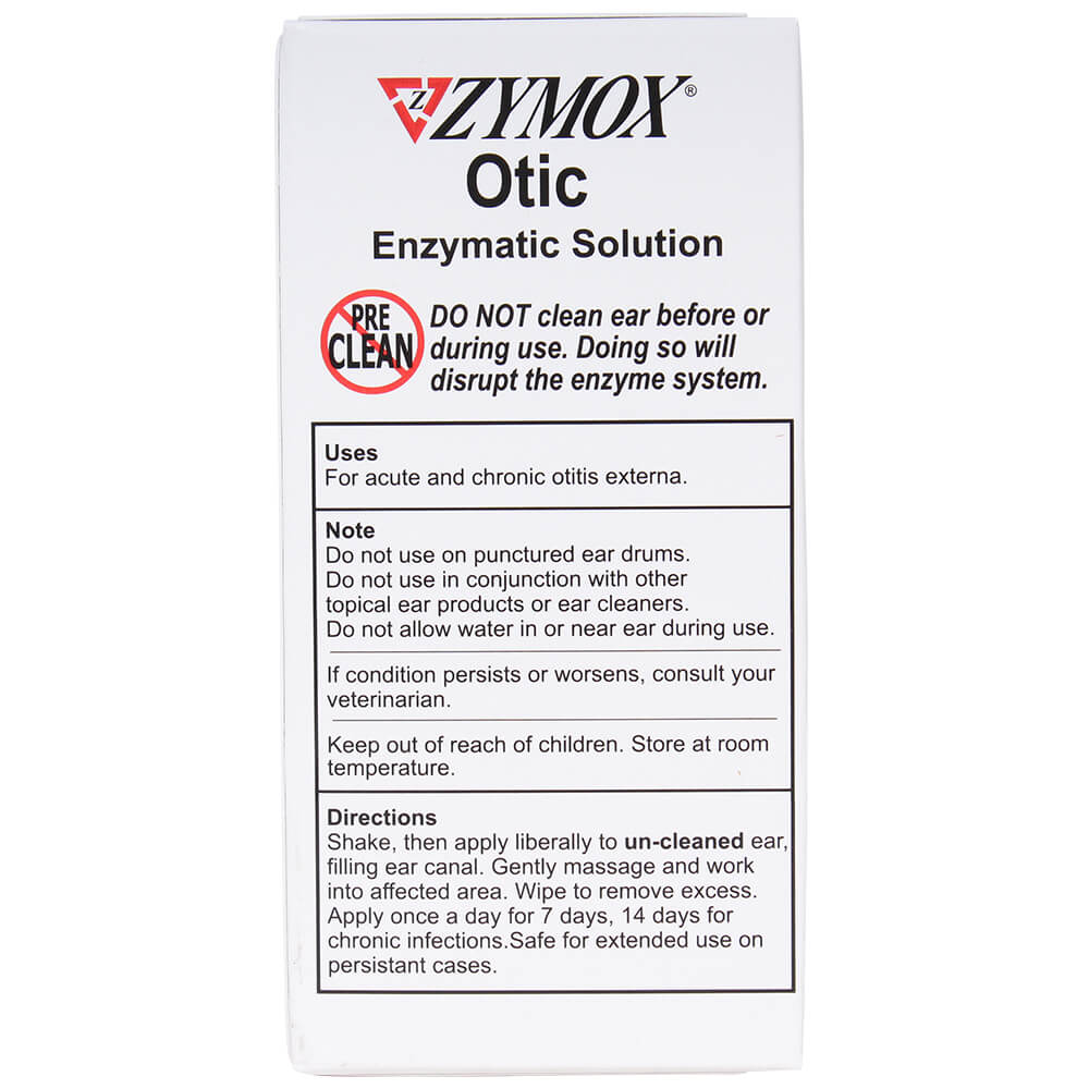 Zymox Otic with Hydrocortisone 1.25 oz Bottle - Jeffers
