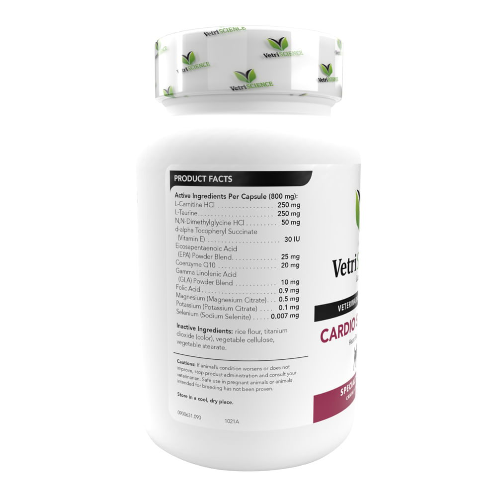 Cardio-Strength for Cats and Dogs - 90 Capsules for Heart Health - Jeffers